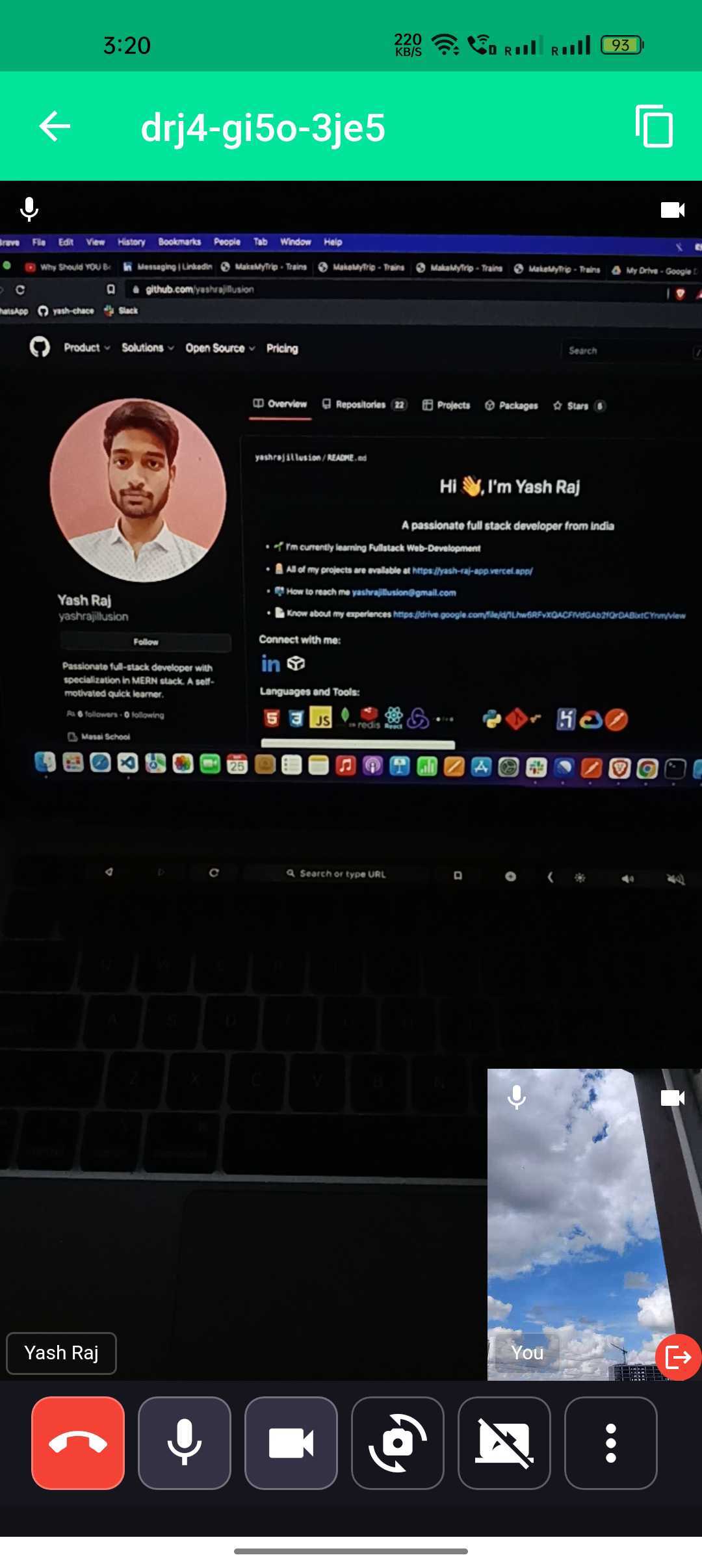 GitHub - yashrajillusion/Meet: This is a flutter project of mini video calling app with ...
