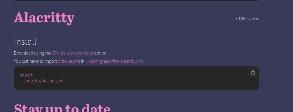 Wrong instructions · Issue #20 · dracula/alacritty · GitHub