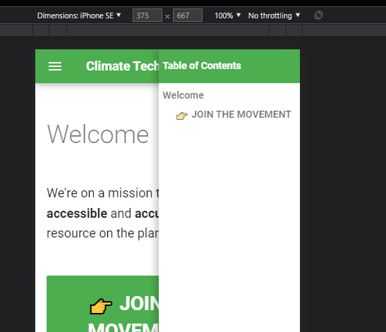 Make table of contents accessible on mobile · Issue #9 · climate-tech-handbook/climate-tech ...