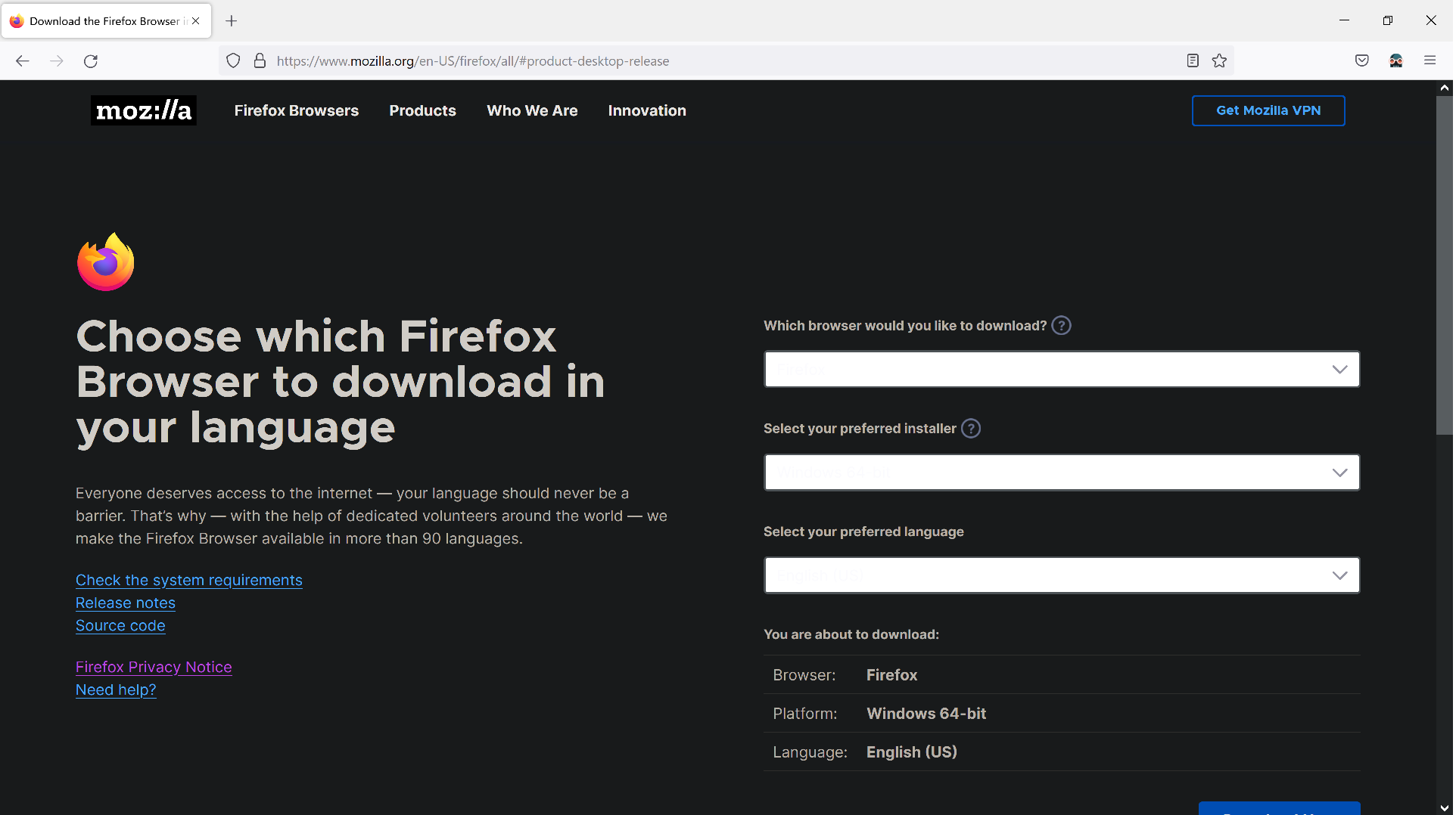 Broken Website En Usfirefoxallproduct Desktop Release · Issue 8167