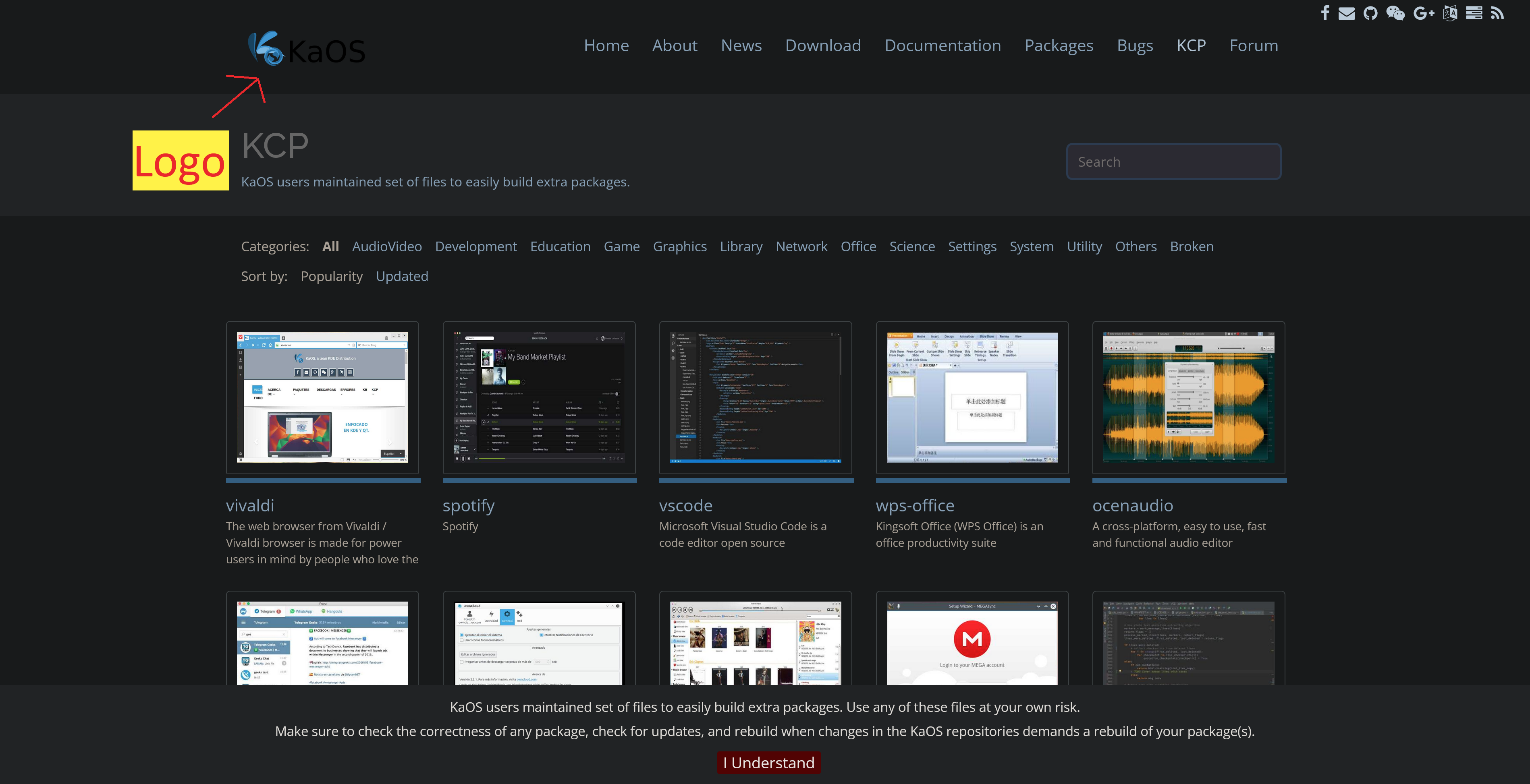 Broken Website Kaos Community · Issue 8240