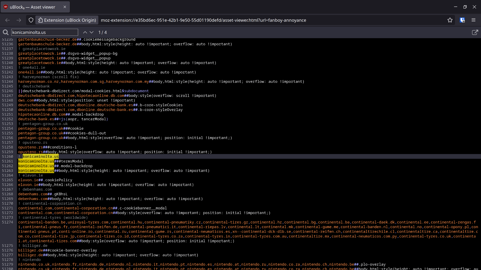 konicaminolta.us · Issue #14245 · easylist/easylist · GitHub
