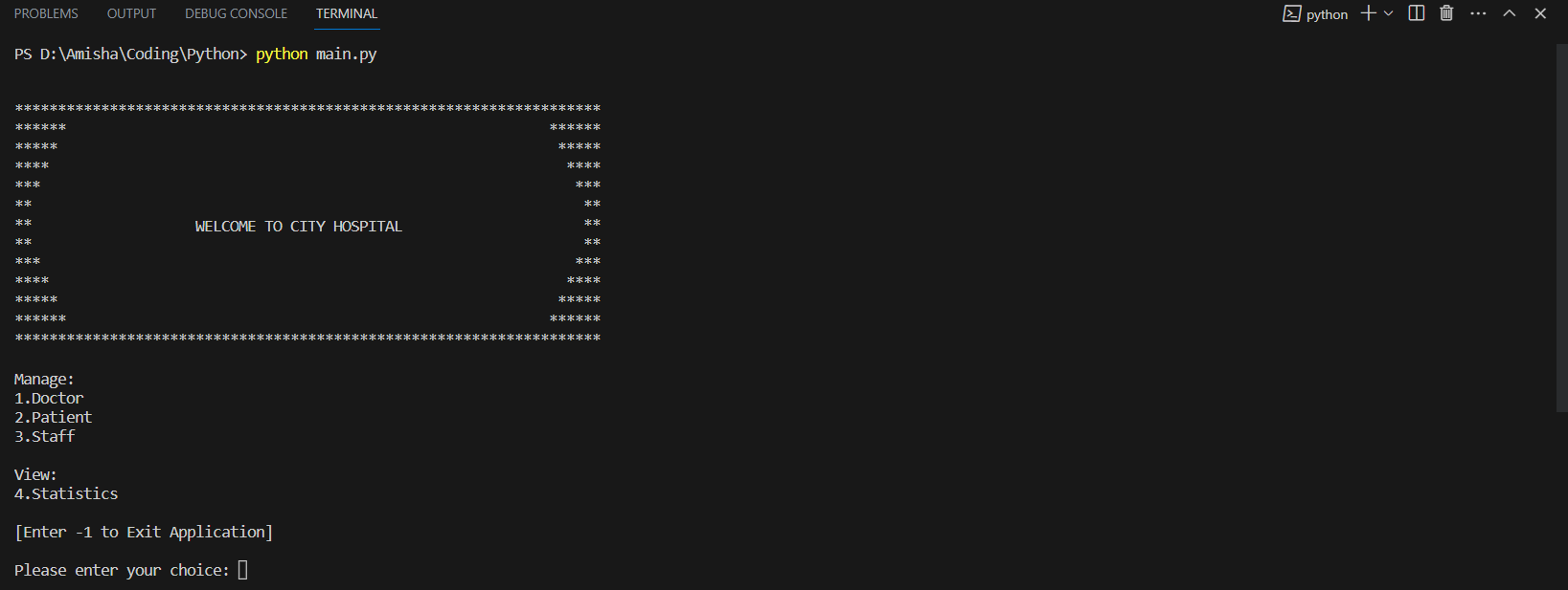 GitHub - TechGroot/MediTrack: CLI based HMS