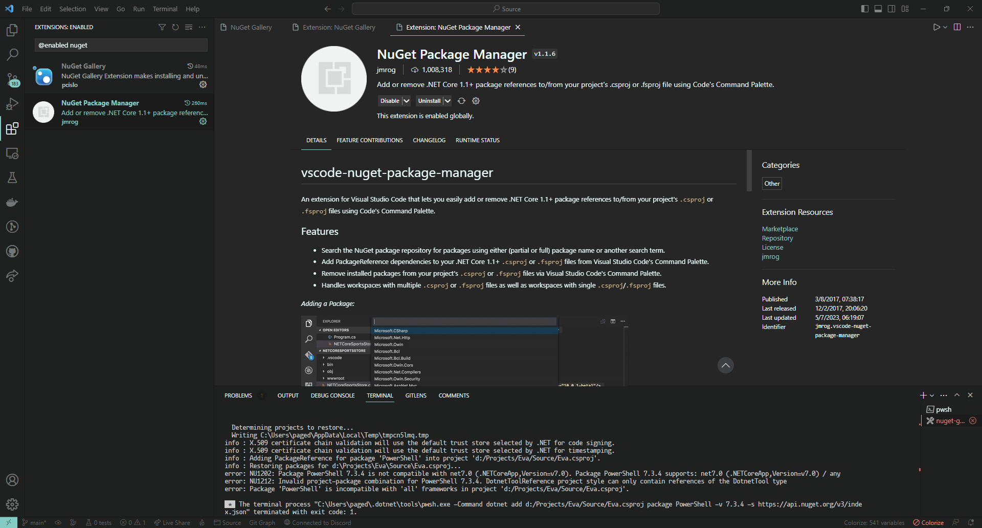 Bug Cant Install Package But Net Version Is Right · Issue 9497 · Nuget 5830