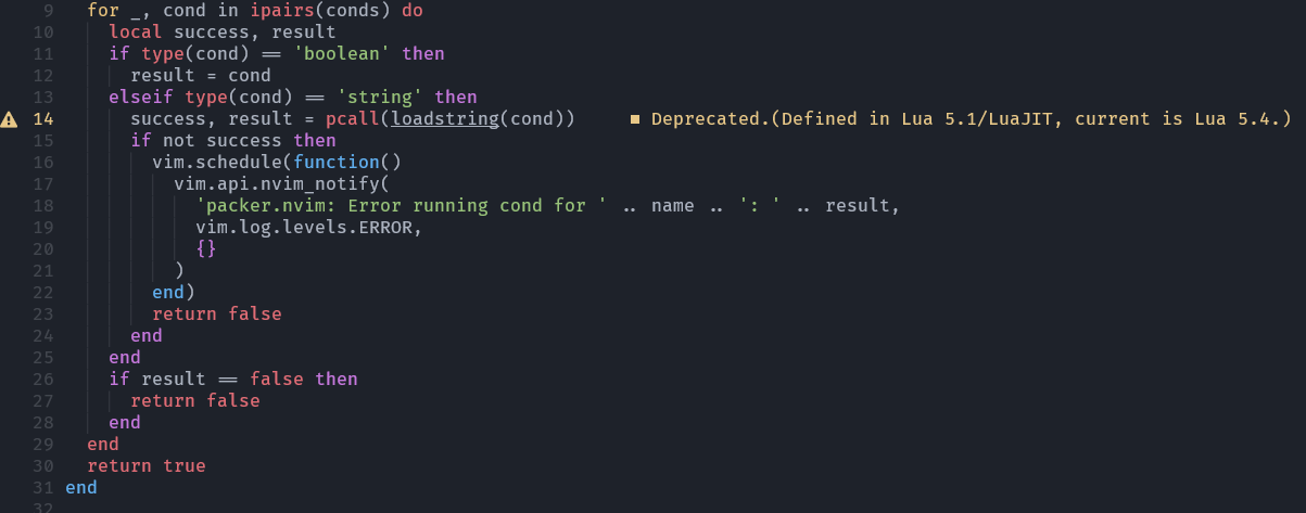 Error when Neovim starts. Probably Lua 5.1/LuaJIT deprecated · Issue #1199 · NvChad/NvChad · GitHub