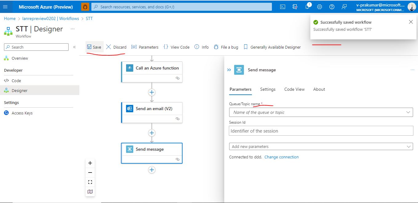 Workflow is saving without filling the mandatory fields · Issue #1607 · Azure/LogicAppsUX · GitHub