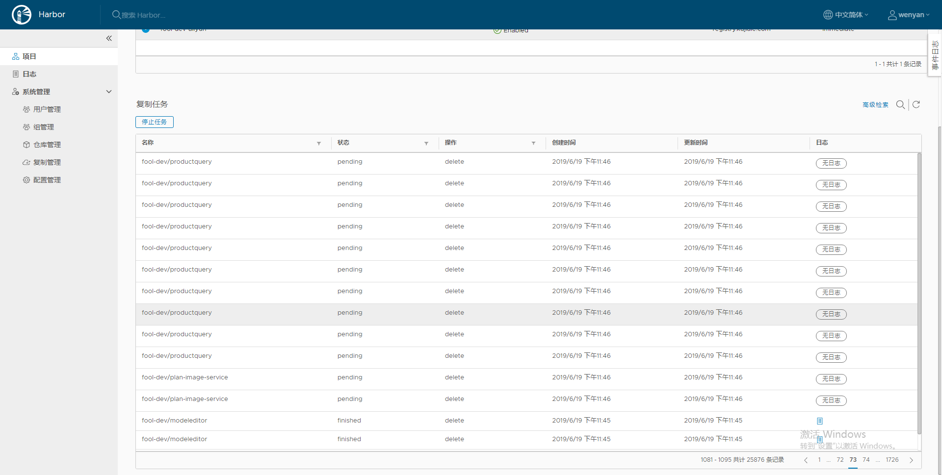 Delete Replication Occur Error And Pending · Issue 8089 · Goharborharbor · Github