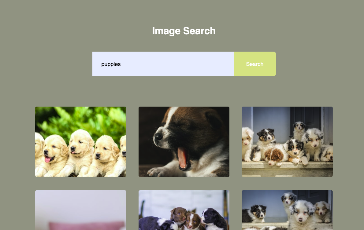 GitHub - JCPTrevillian/api-image-search-page
