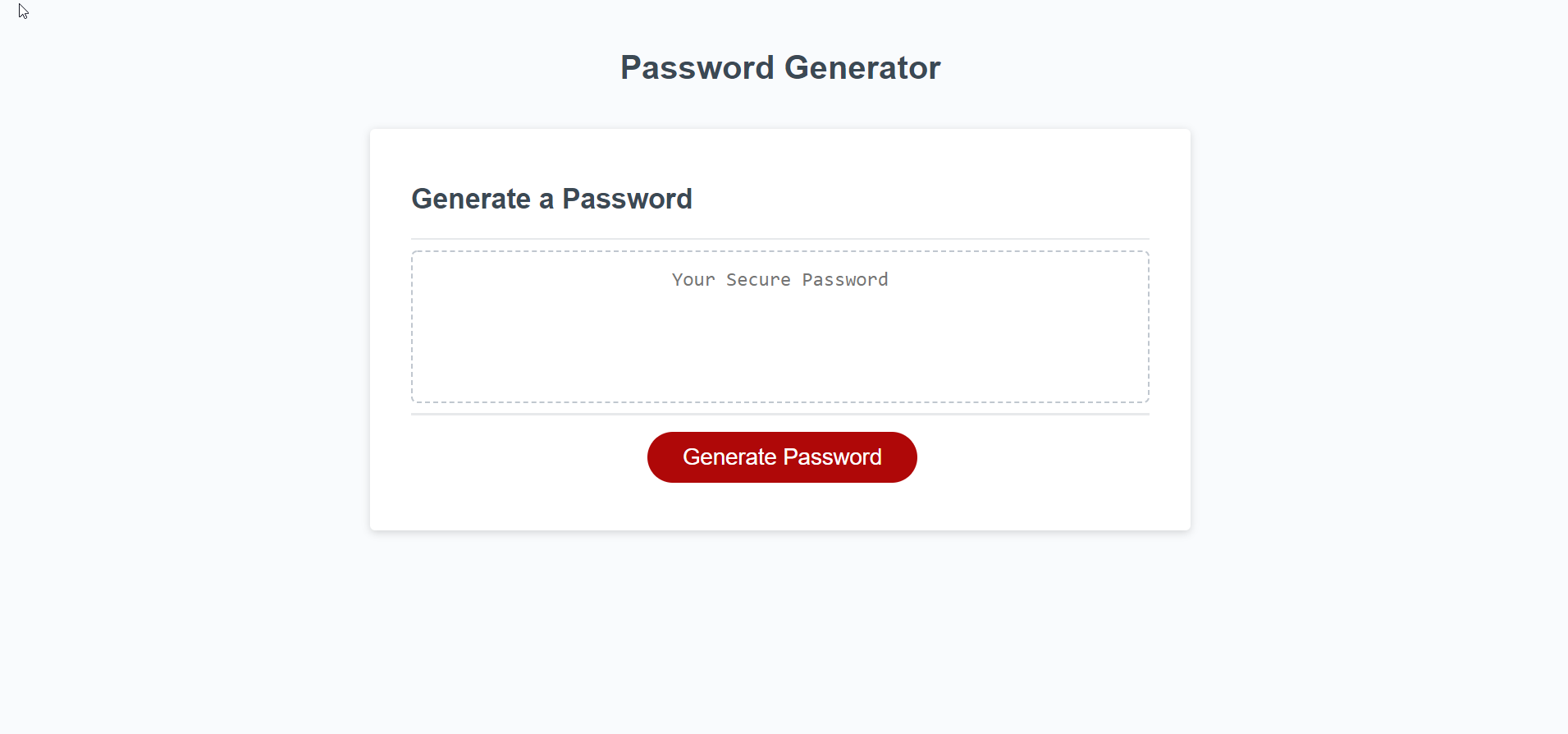 GitHub - JMilner86/js-password-generator