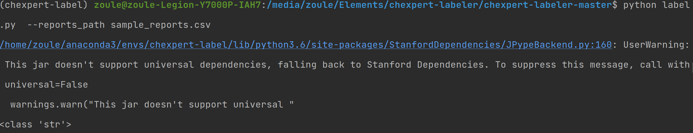 ERROR::root:Cannot process sentence 39 in 0 · Issue #48 · stanfordmlgroup/chexpert-labeler · GitHub