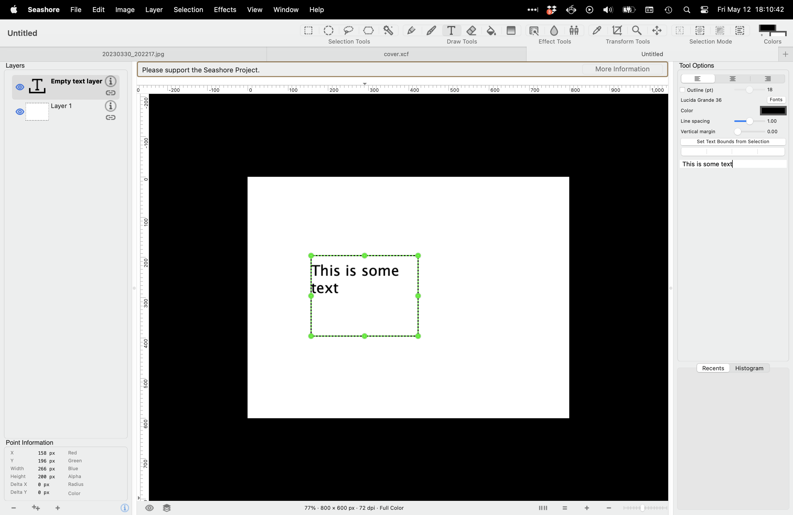 No Buttons To Add Text As A Layer Or Merge With Layer · Issue 196 · Robahoseashore · Github