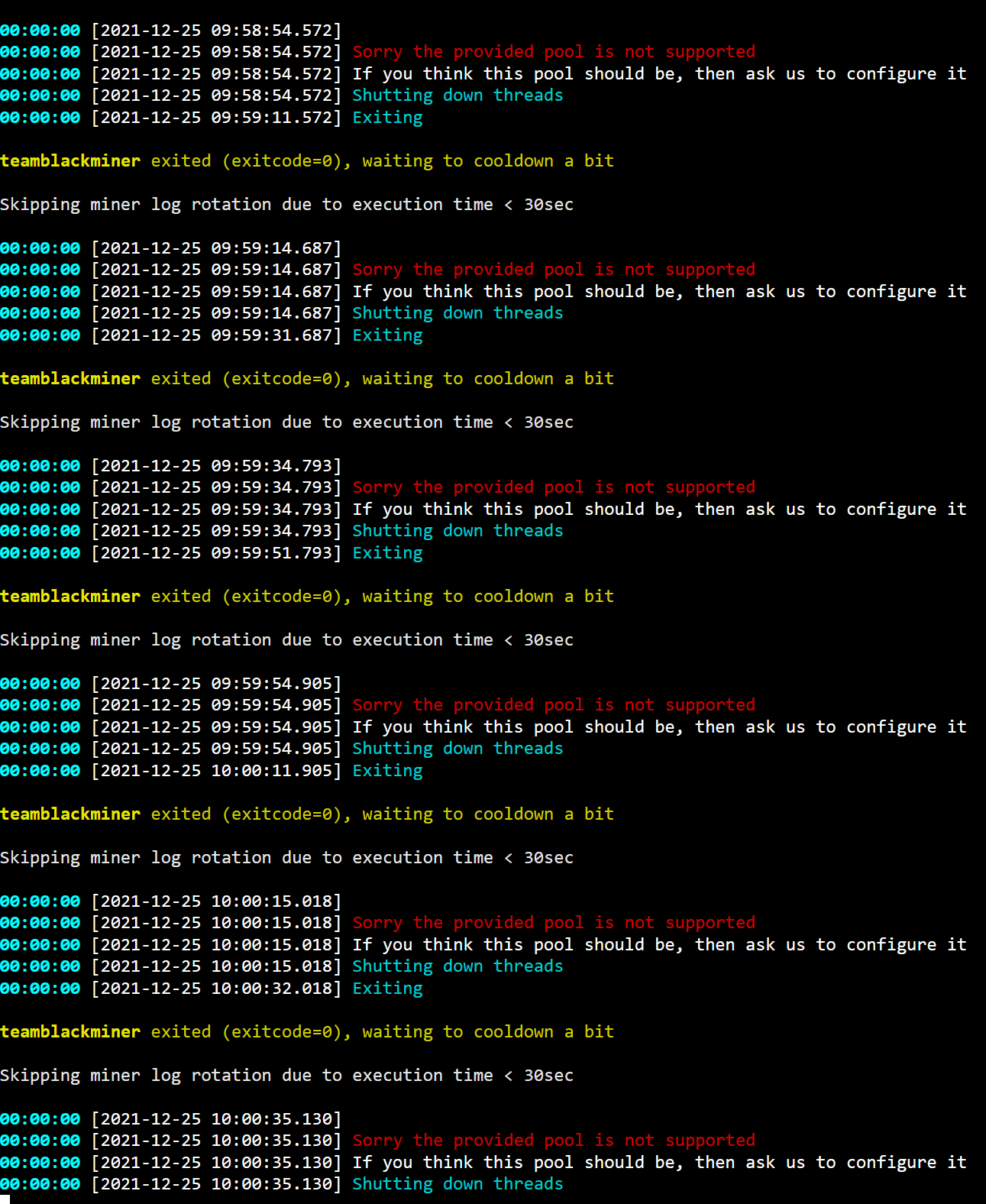 sorry the provided pool is not supported · Issue #201 · sp-hash/TeamBlackMiner · GitHub