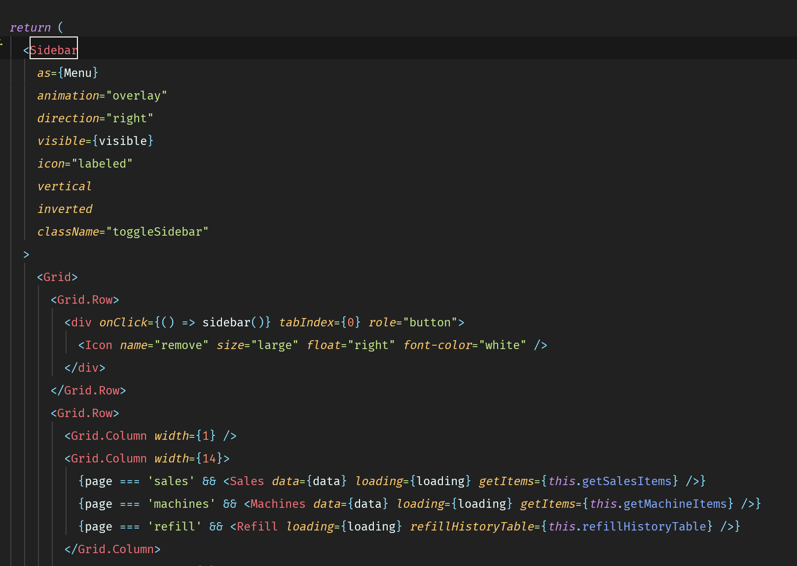 Closing Sidebar By Clicking On The Page · Issue 1158 · Semantic Orgsemantic Ui React · Github