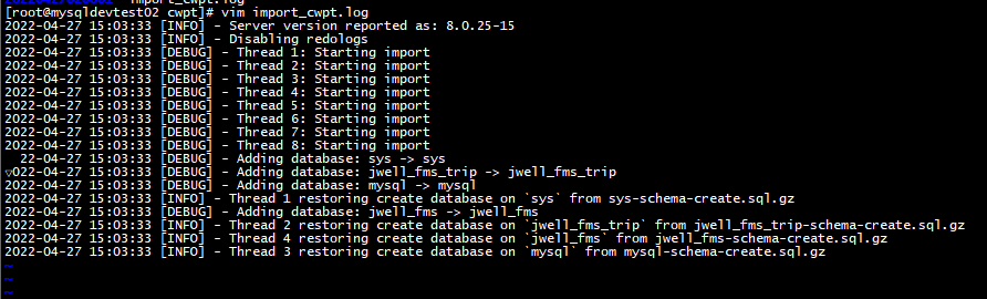 Bug Myloader 0121 Restoring Data Segmentation Fault When Using Skip Definer · Issue 659