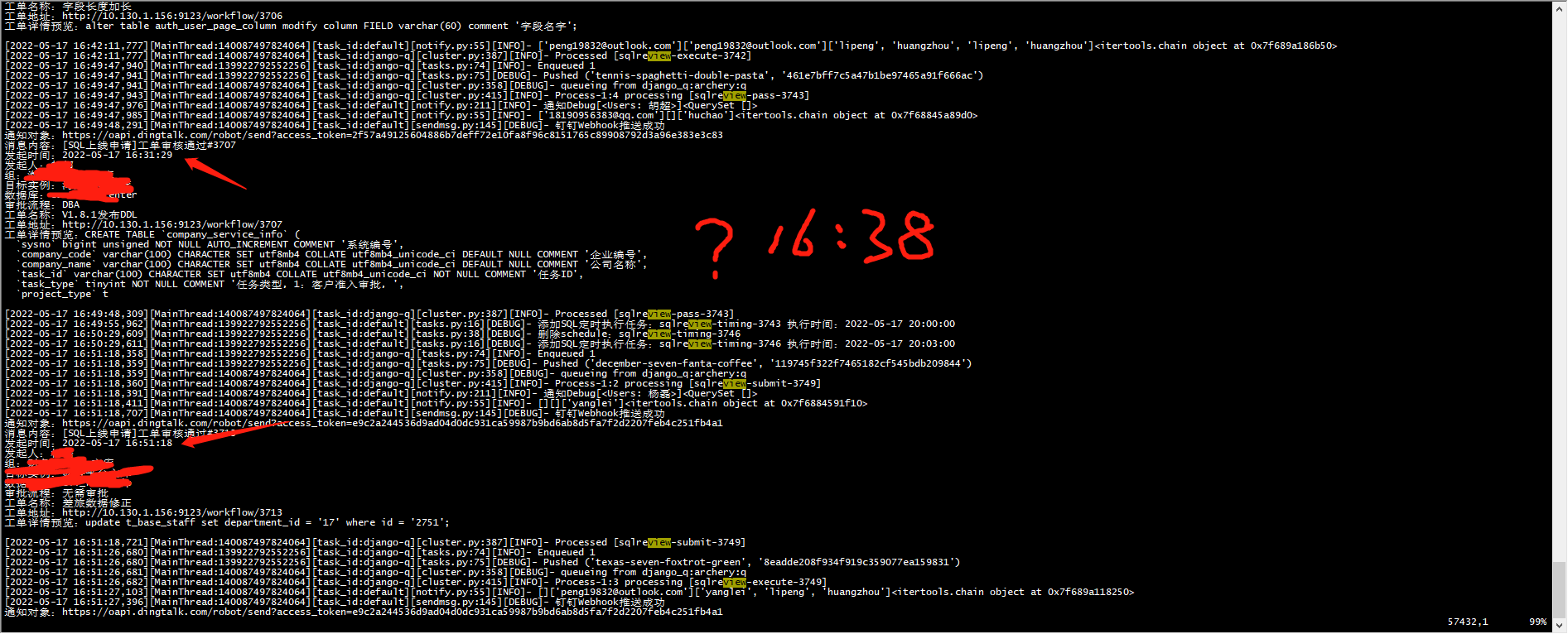 [ bug ] v1.8.3，执行工单遗漏 · Issue #1523 · hhyo/Archery · GitHub