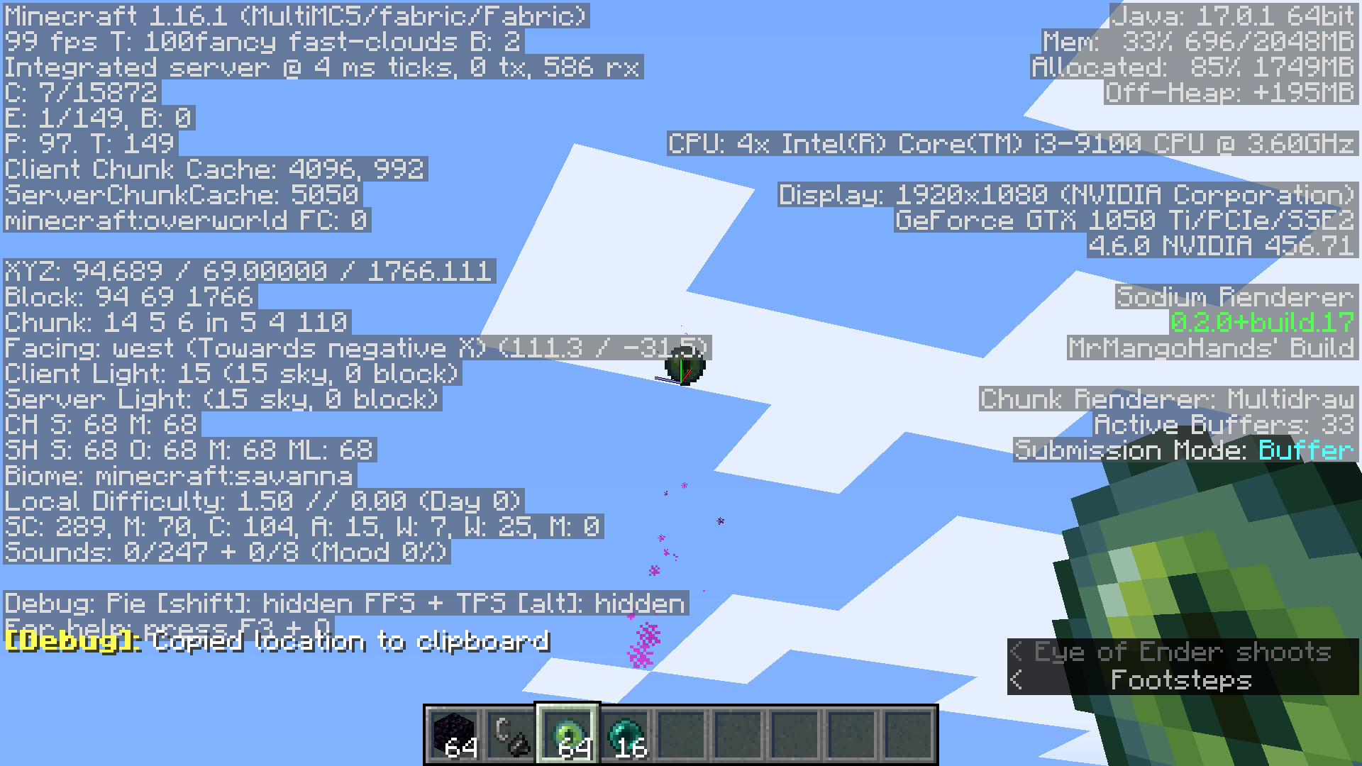 Inaccurate Trangulation · Issue #2 · Ninjabrain1/Ninjabrain-Bot · GitHub