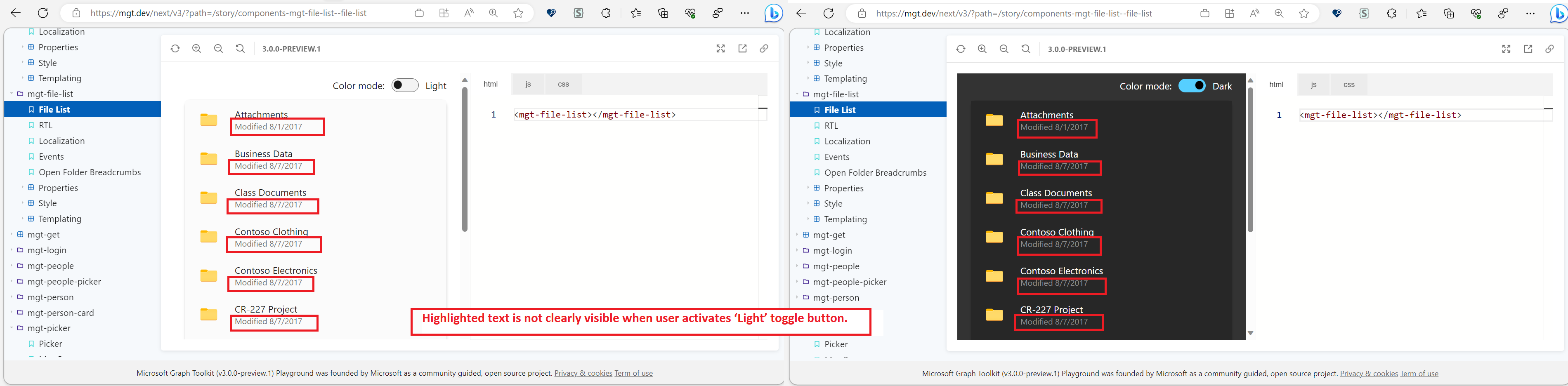 [MGTP-Left Navigation-Mgt-Picker-Picker]: ‘Select a task list’ place holder text is not clearly ...