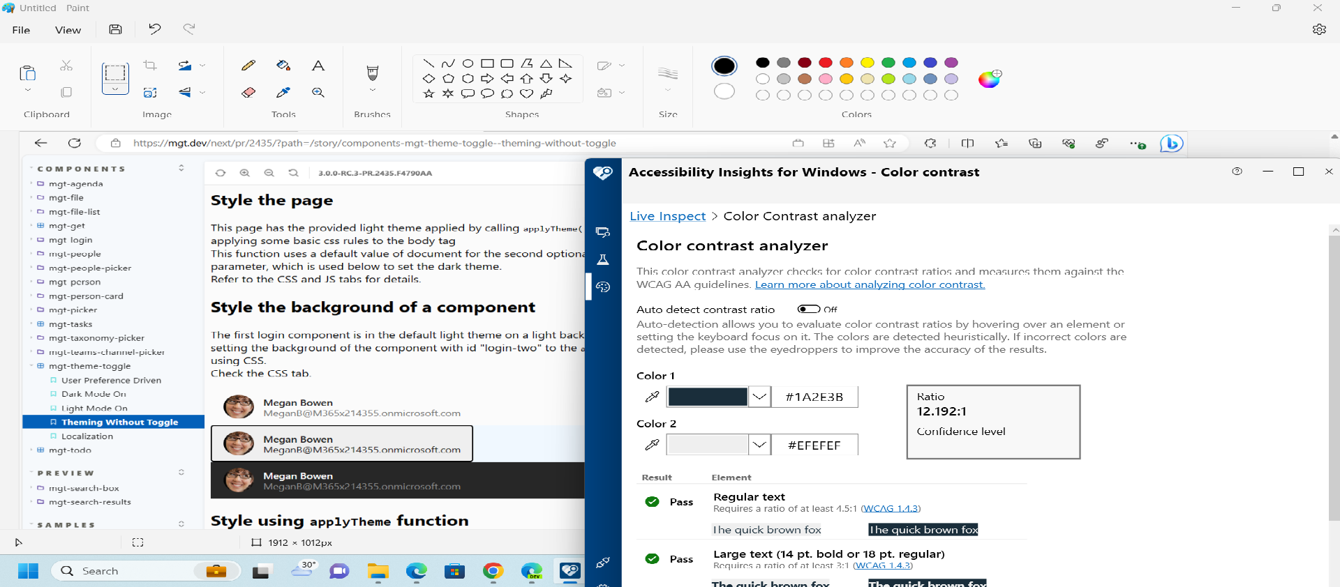 [MGTP-Left Navigation-Mgt-Theme-Toggle-Theming Without Toggle]: The Luminosity Contrast Ratio of ...