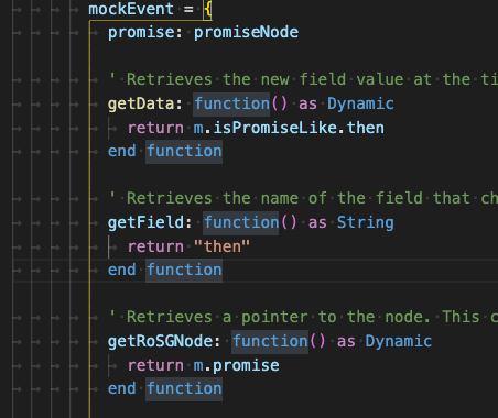 Wrong colors in AA function names · Issue #397 · rokucommunity/vscode-brightscript-language · GitHub