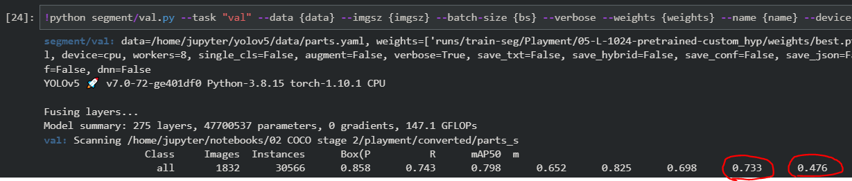 val.py shows different mAP then Tensorboard during training · Issue #10776 · ultralytics/yolov5 ...