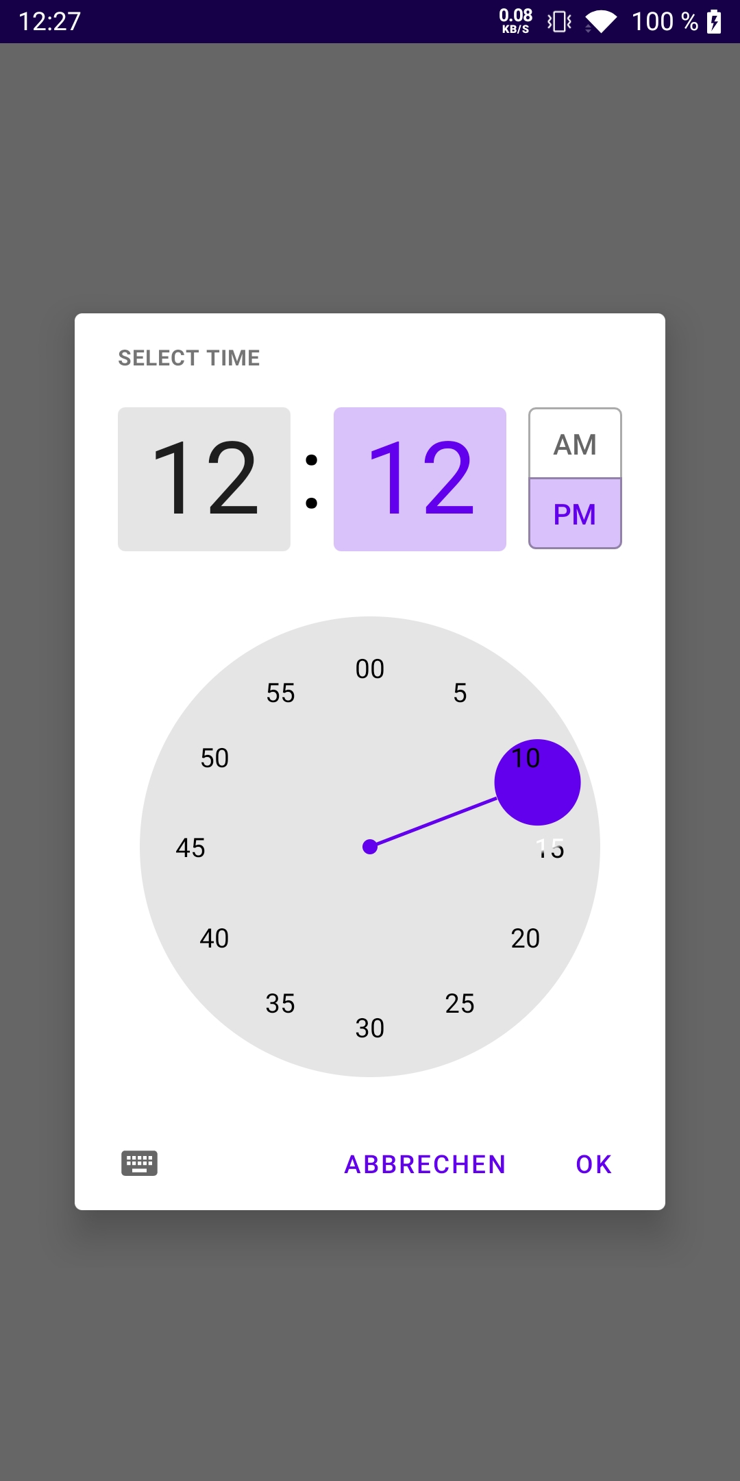 [MaterialTimePicker] Text inside handle incorrectly tinted · Issue #1537 · material-components ...