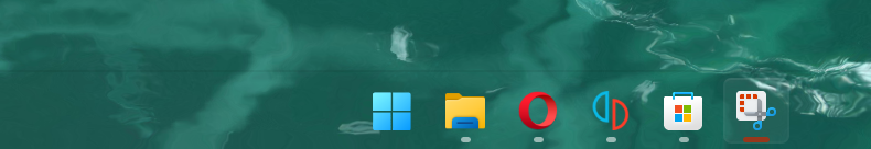 [BUG] I can see an outline of the taskbar on the desktop in Clear mode ...