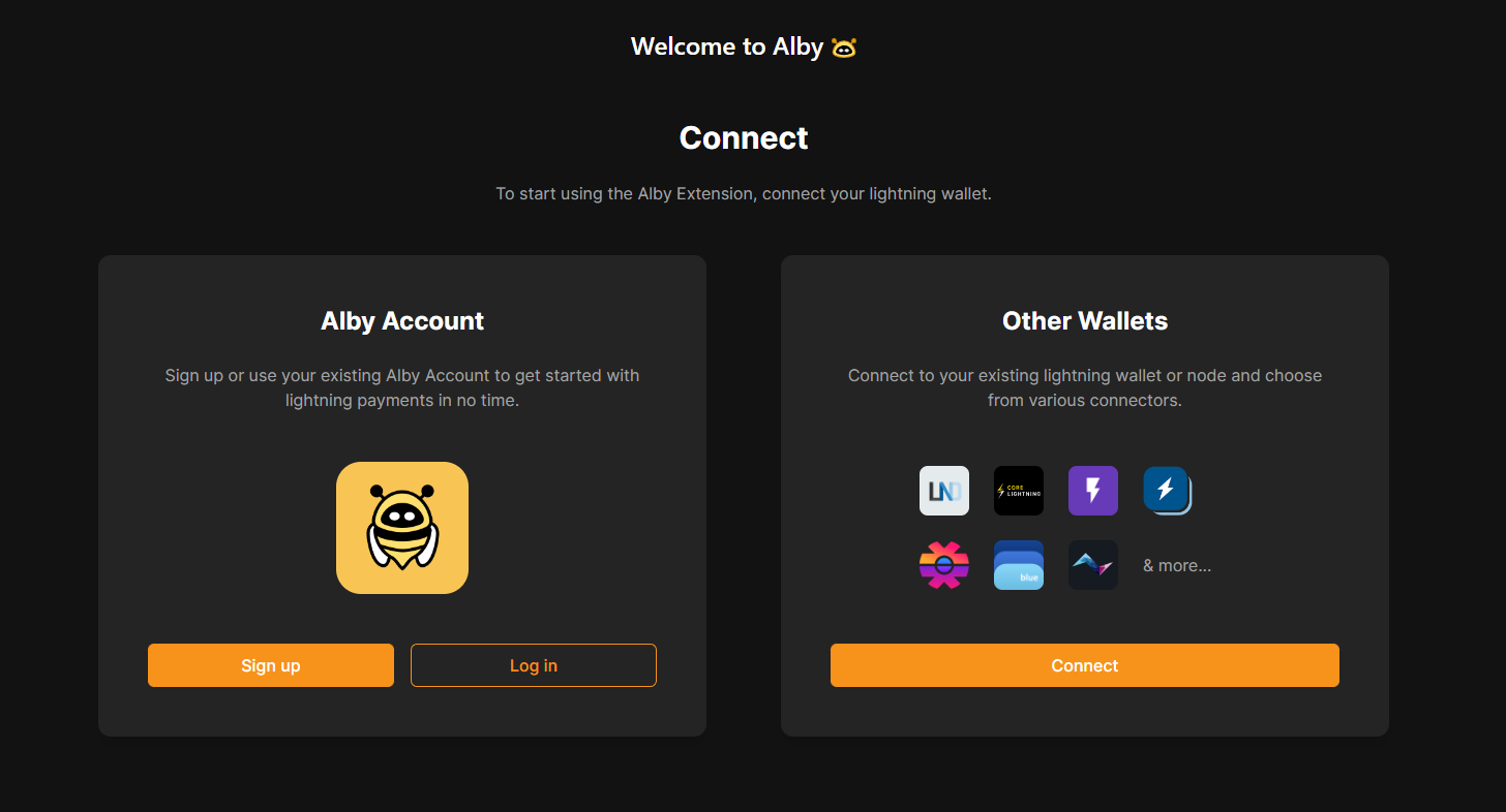 [BUG] Improve UX for the user on the connect your lightning wallet page. · Issue #2330 · getAlby ...