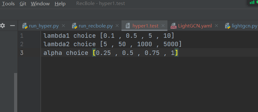 [🐛BUG] 使用超参失败 · Issue #1222 · RUCAIBox/RecBole · GitHub
