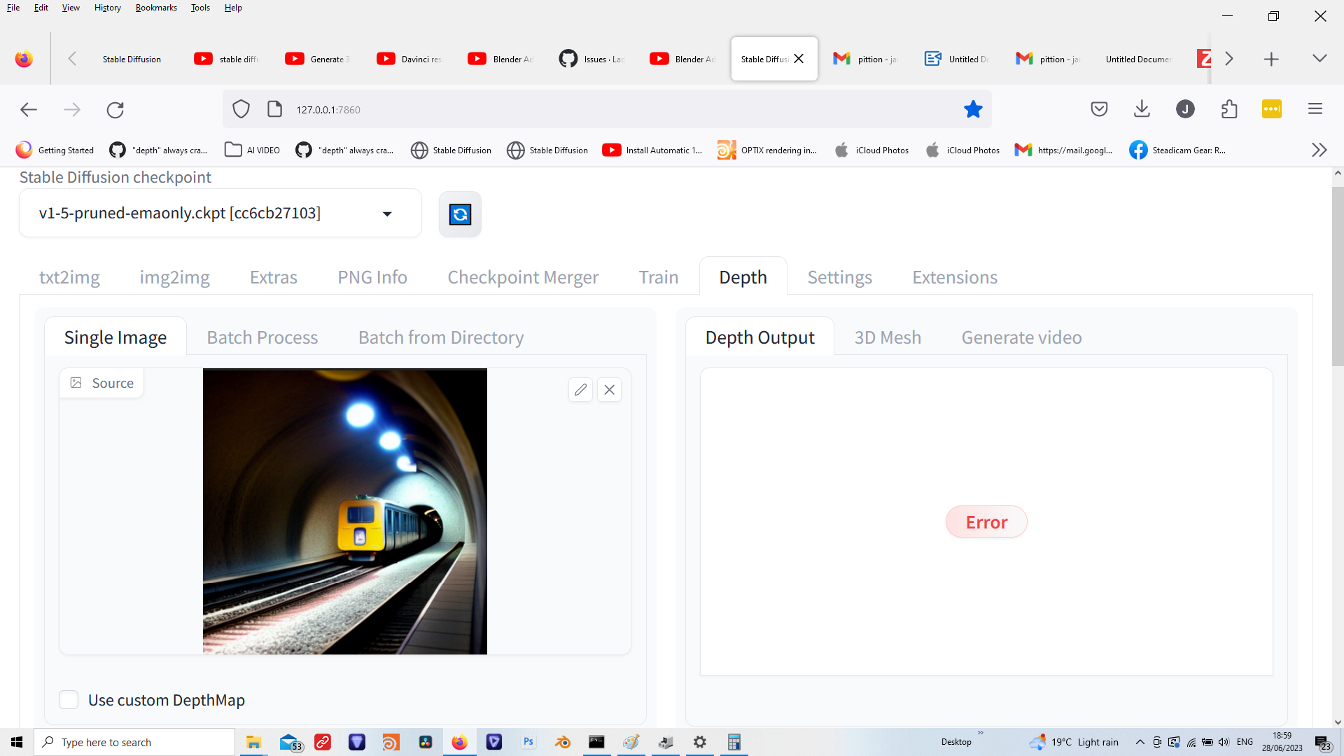 "depth" always crashes when I hit generate. Alienware 17r4 3080 16gb · Issue #265 · thygate ...