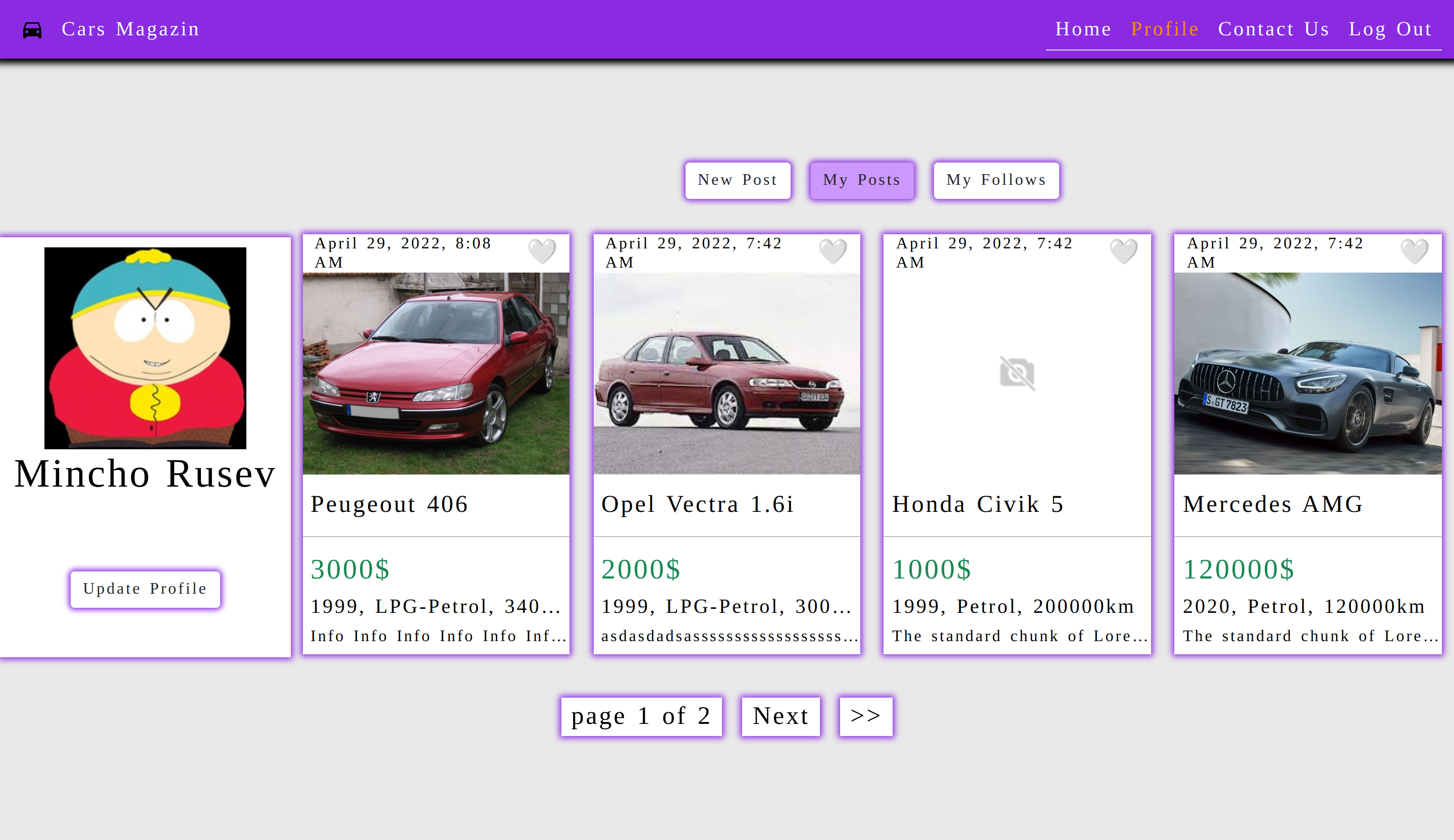 GitHub - proofey/cars_magazin