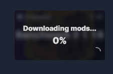 Attempted to Update a 1.18 Fabric Modpack, which resulted in it being stuck on "Downloading Mods ...