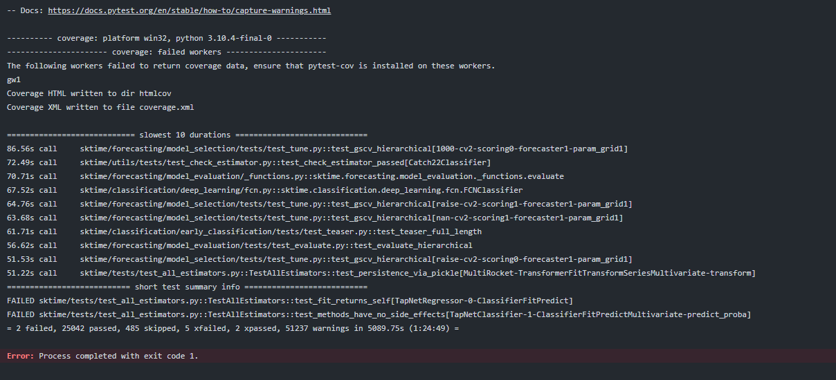 [BUG] CI fails on win with no code changes · Issue #3604 · sktime/sktime · GitHub