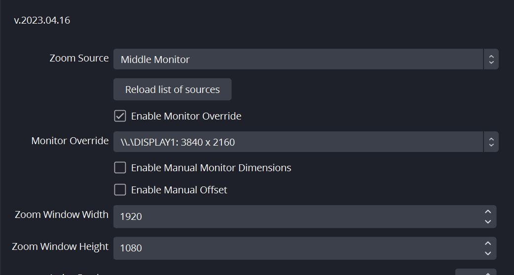 Not maintaining monitor override setting between OBS restarts · Issue #118 · tryptech/obs-zoom ...