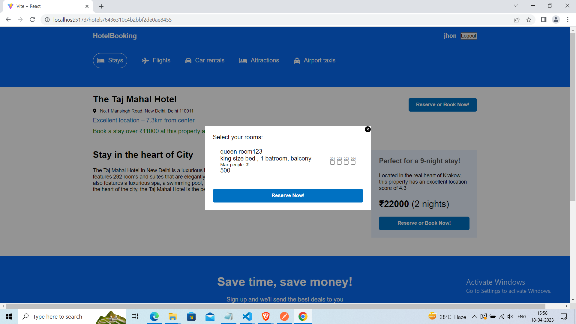 GitHub - sour7/hotel-Booking-app