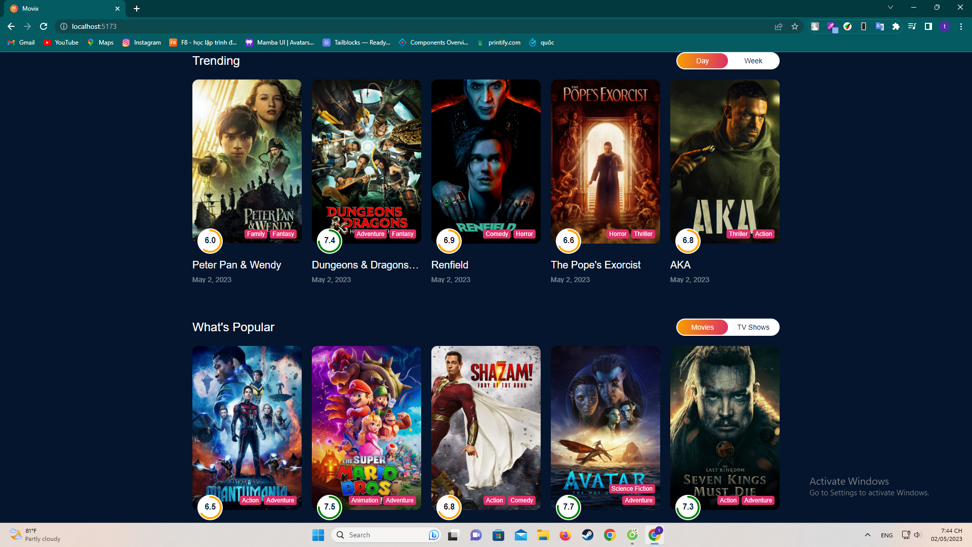 GitHub - nhattgy/MovieMovix: Reactjs Movie