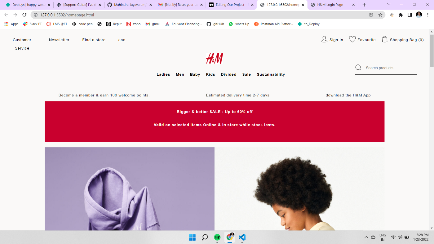 GitHub - itsyogihr13/HM-Clone-Backend-main: Using Backend I made an E-commerce website known for ...
