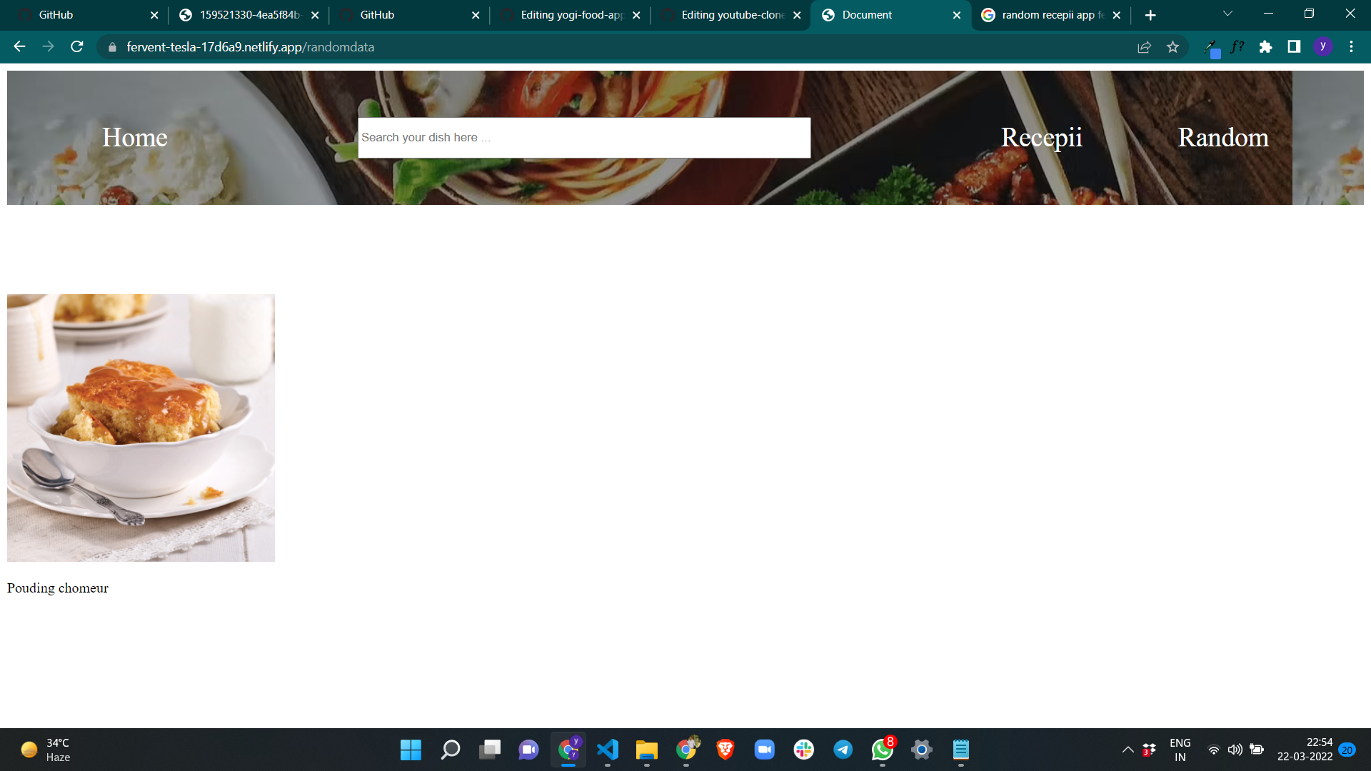 Github Itsyogihr13 Yogi Food App This Is An Simple Food App From