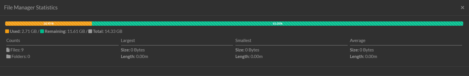 File Manager Statistics Incorrect · Issue #1145 · OctoFarm/OctoFarm · GitHub