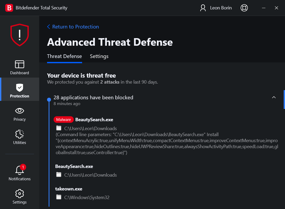 Bitdefender detects it as suspicious activity · Issue #31 · krlvm/BeautySearch · GitHub