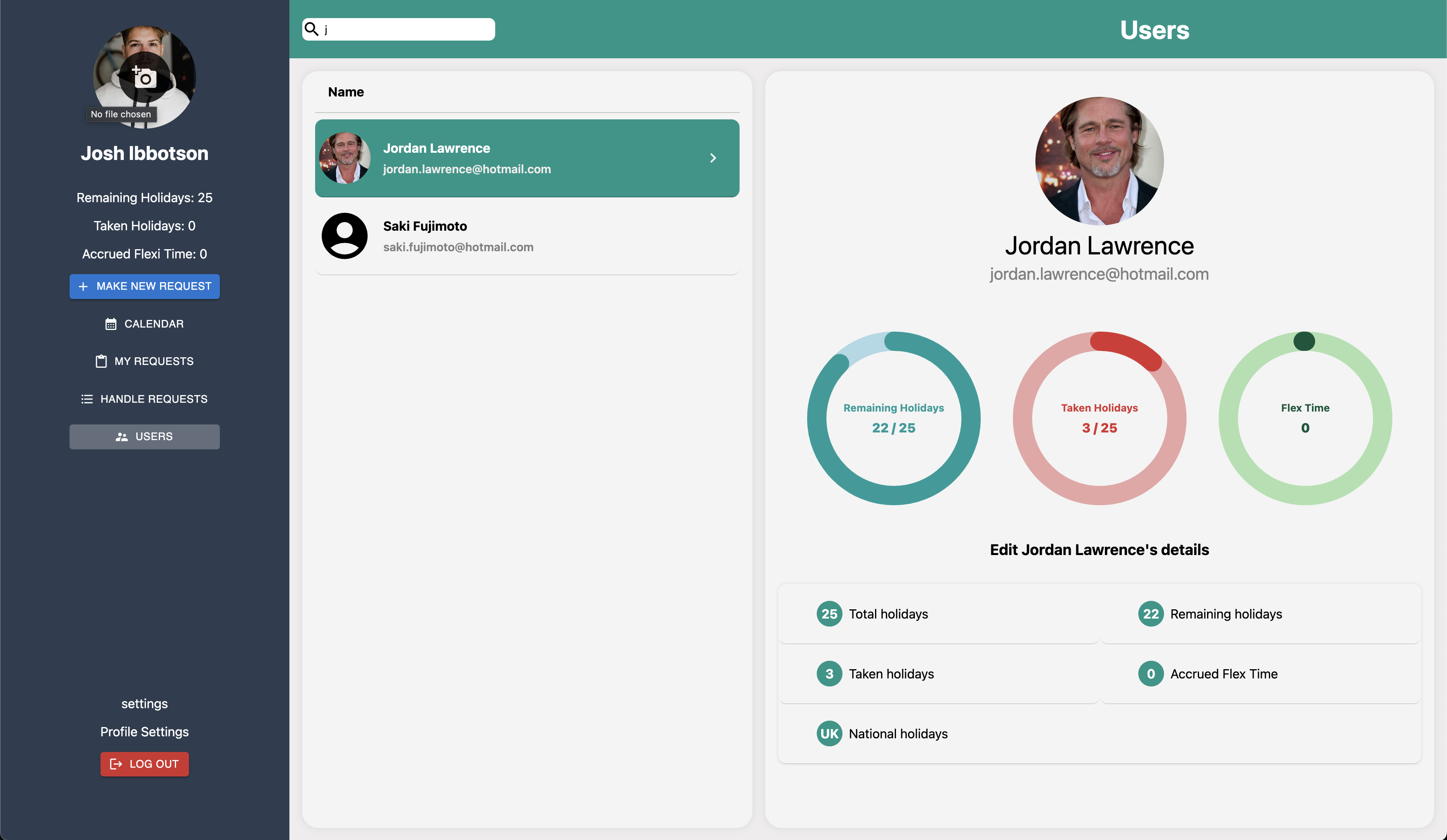 GitHub - Joshibbotson/staff-holiday-tracker