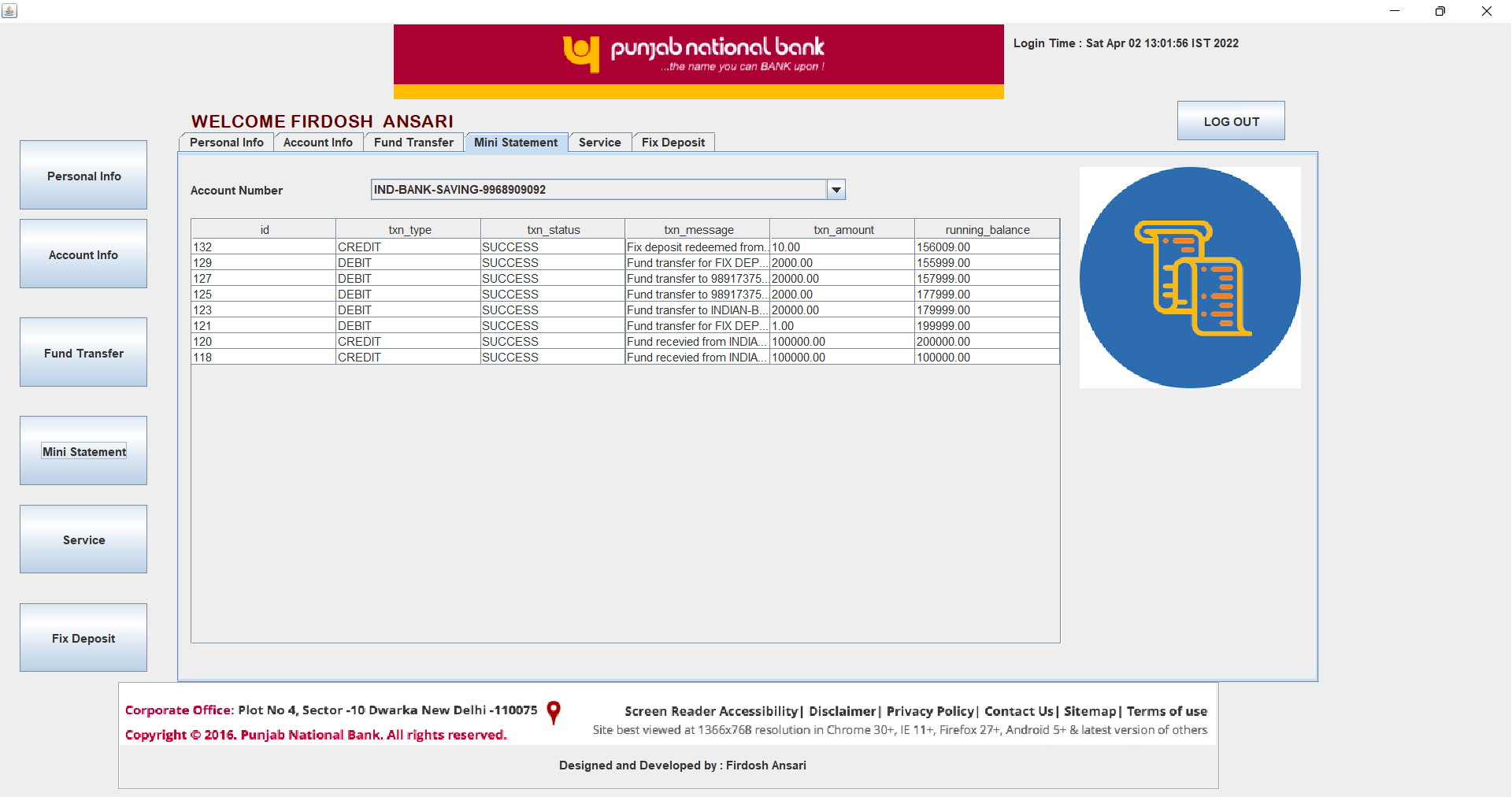 GitHub - firdosh-ansari-02/Online_Banking_System