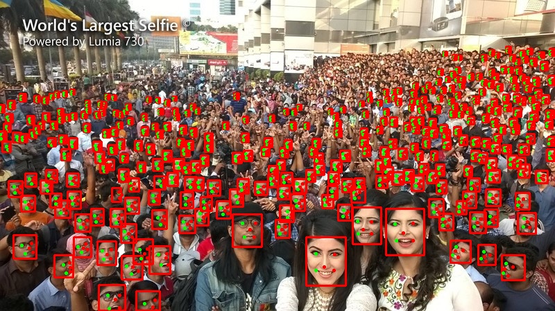 68 landmarks and 900 faces on the world largest selfie · Issue #836 ...