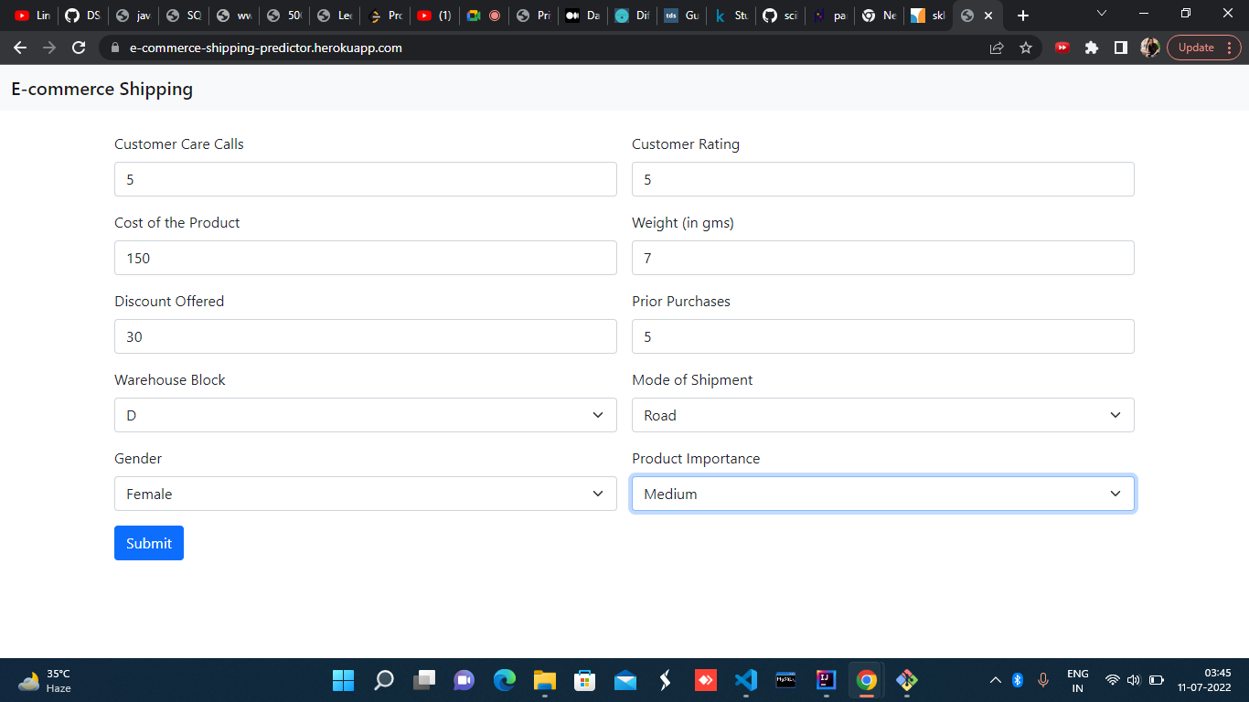 GitHub - Priya-38/E-commerce-shipping-prediction