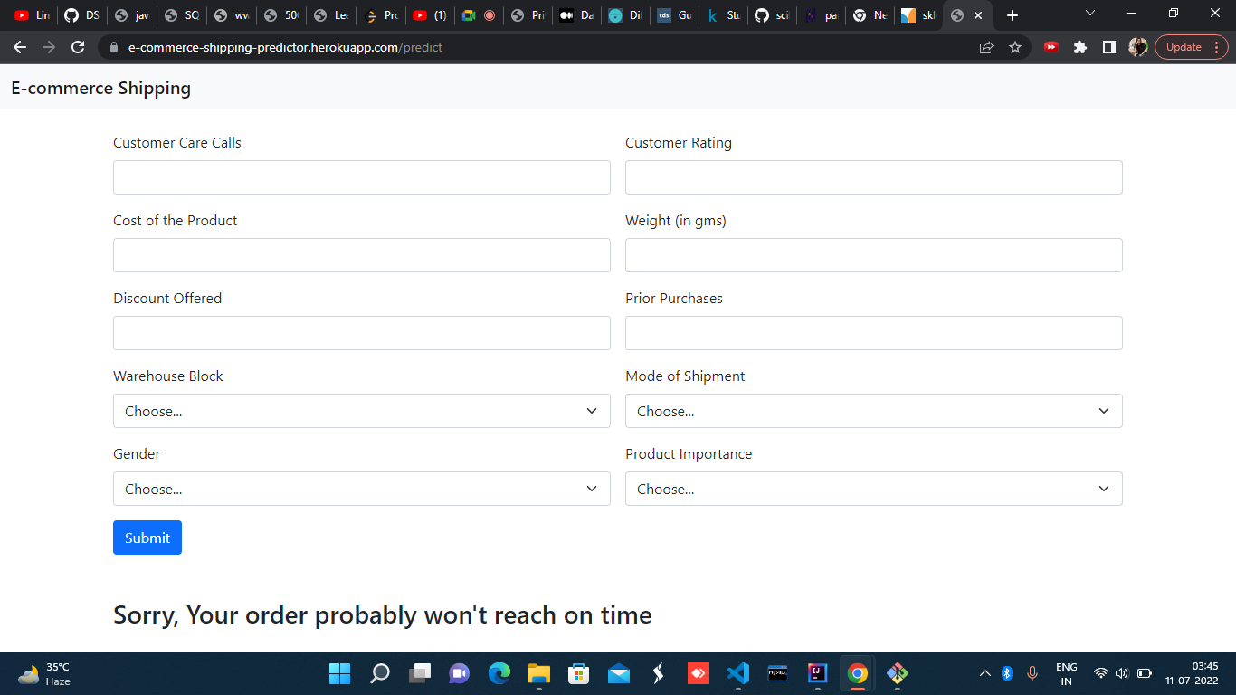 GitHub - Priya-38/E-commerce-shipping-prediction