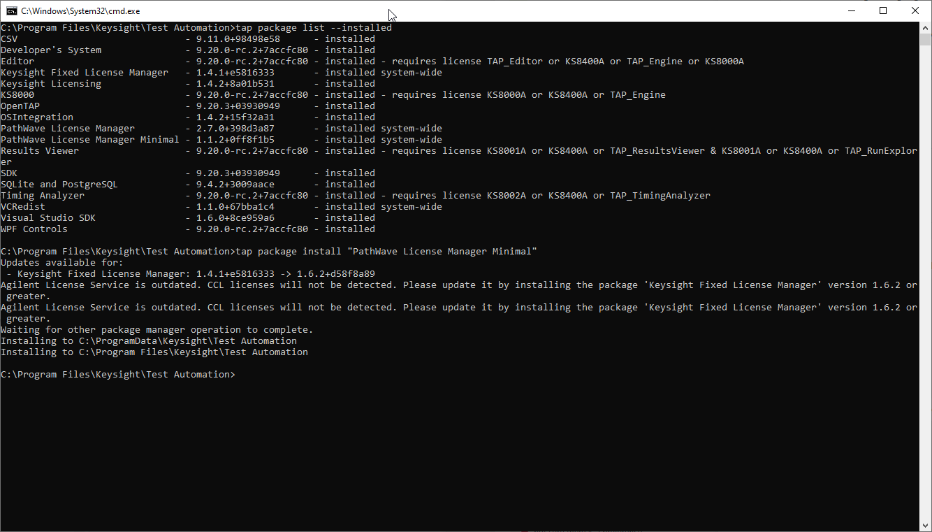 Package Manager: No error indication after timing out waiting for named mutex · Issue #1065 ...