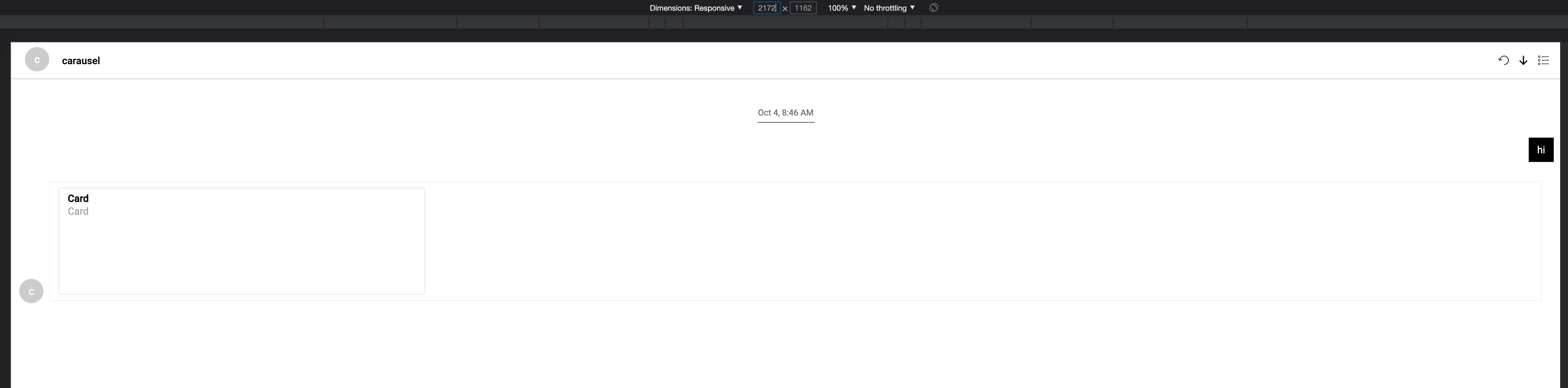 [BUG] Card/Carousel showing up empty on bigger resolutions · Issue #1503 · botpress/v12 · GitHub