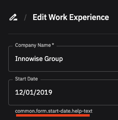 [Bug] Label for Start Date field in Edit Work Experience modal · Issue #1457 · AmruthPillai ...