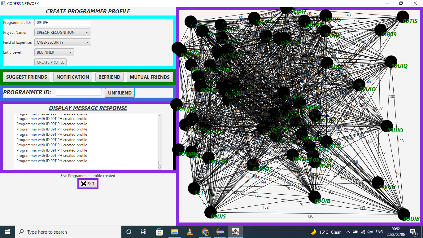 GitHub - RavhudzuloUE/Social-Network-Graph-Application