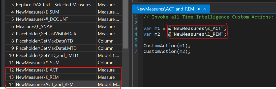 TE3: Invoke multiple CustomActions not working · Issue #824 · TabularEditor/TabularEditor3 · GitHub