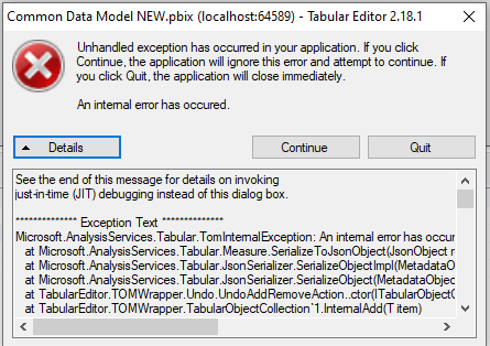 Unable to Copy & Paste Measures with Dynamic Formatting Applied · Issue #1099 · TabularEditor ...
